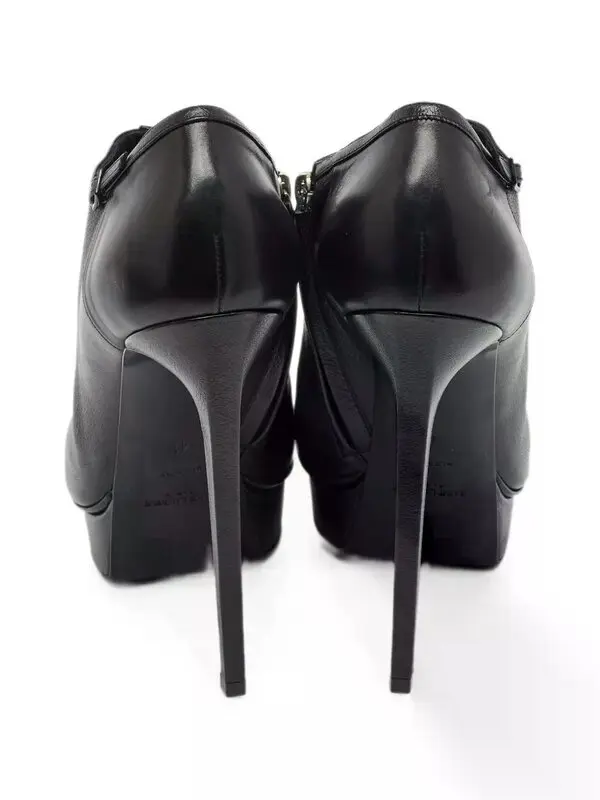 Saint Laurent Janis Studded Leather Ankle Boots