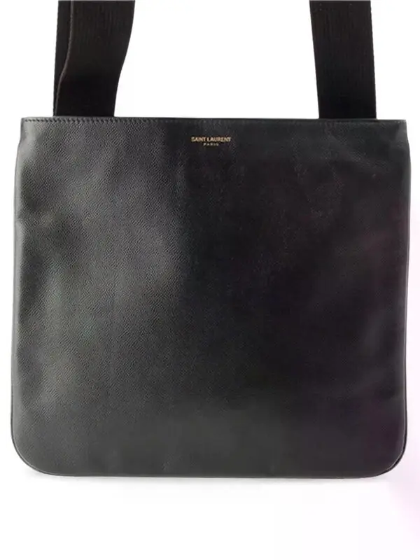 Saint Laurent Grain De Poudre Flat Crossbody Bag