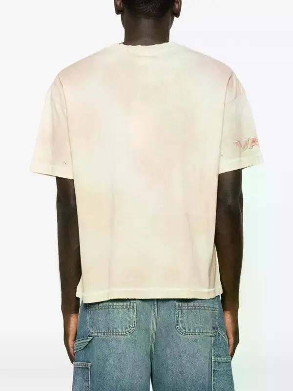 VALE FOREVER Graphic-print Distressed T-shirt