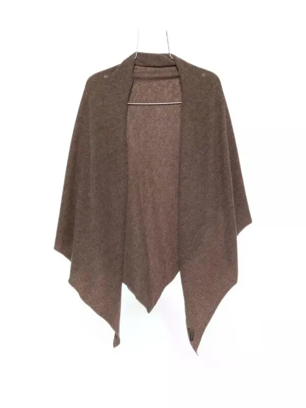 Faliero Sarti Fine-knit Asymmetric Scarf - Brown