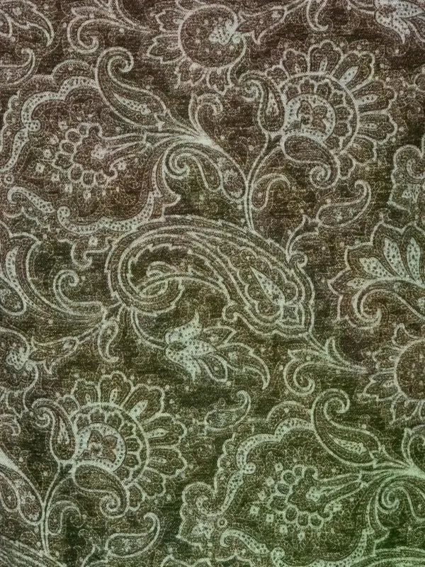 Kiton Paisley-print Frayed Scarf