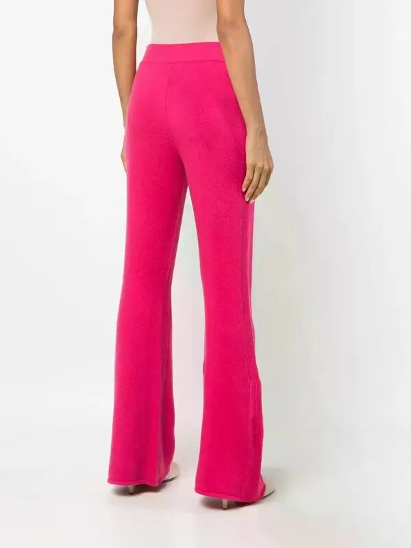 Alberta Ferretti Flared-leg High-waisted Trousers