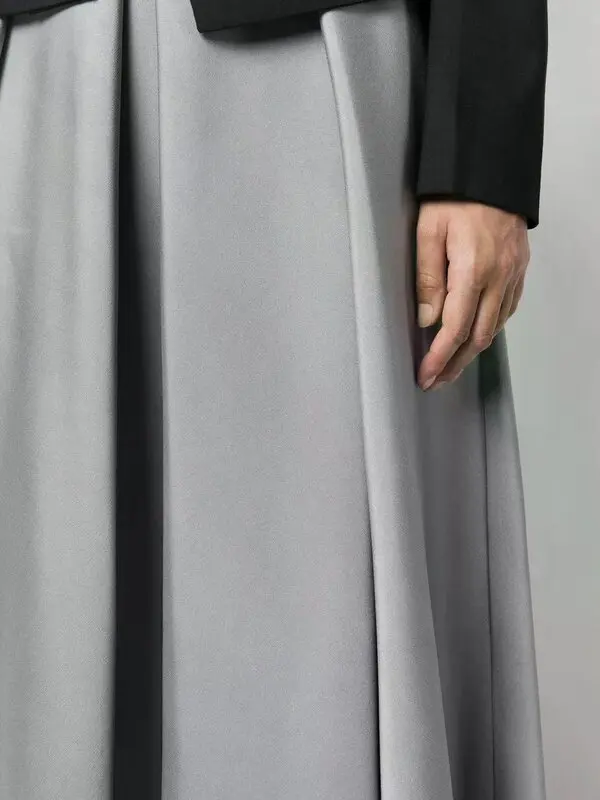 Alberta Ferretti High-waisted A-line Maxi Skirt