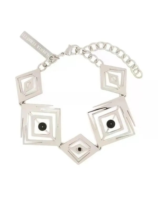 Alberta Ferretti Geometric -tone Bracelet
