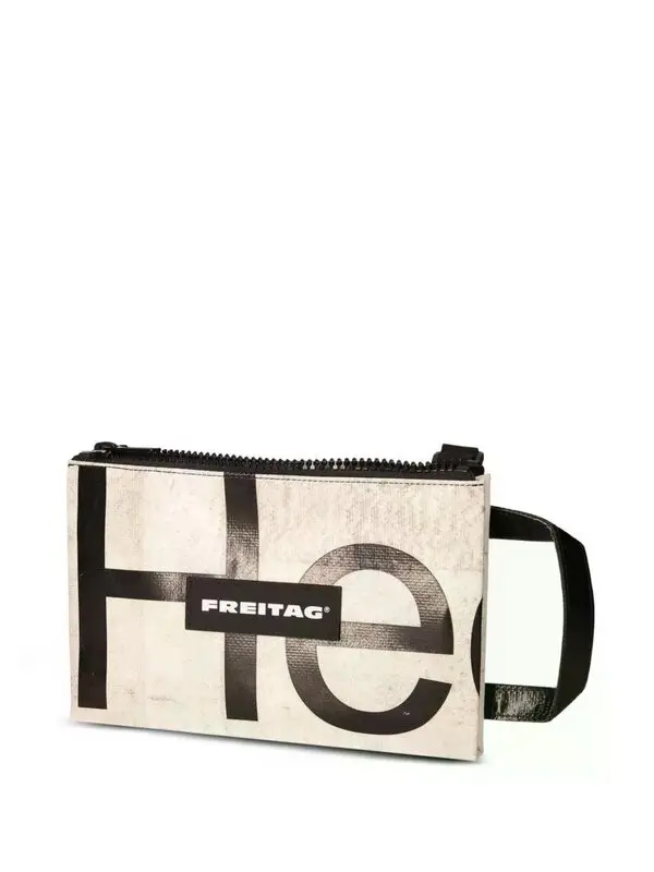 FREITAG Graphic Print Cross Body Bag - White