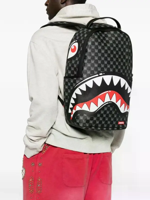SPRAYGROUND Shark Mouth Checkered Backpack
