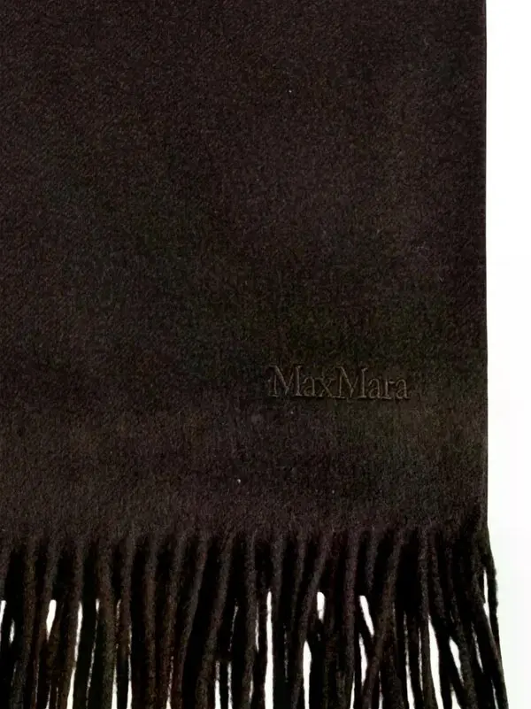 Max Mara Cashmere Stole With Logo