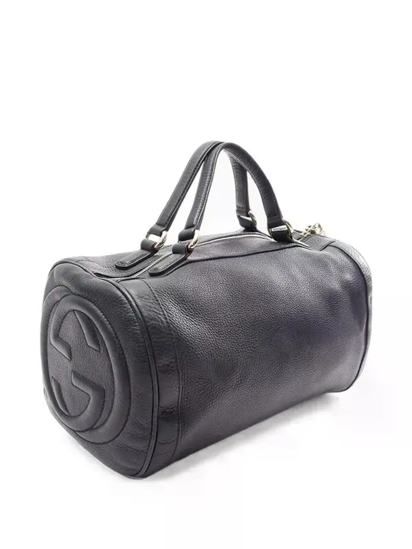 Gucci 2000-2015 Medium Pebbled Calfskin Soho Boston Bag