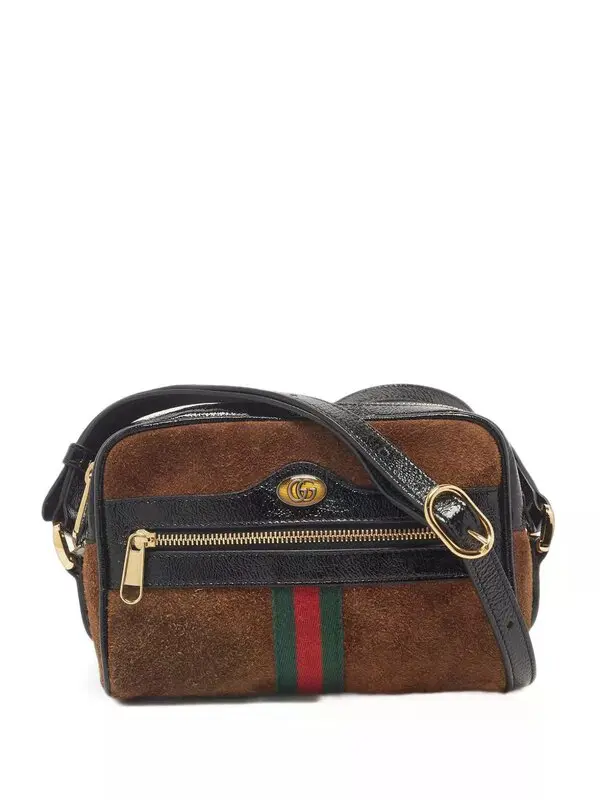 Gucci Mini Ophidia Suede Crossbody Bag