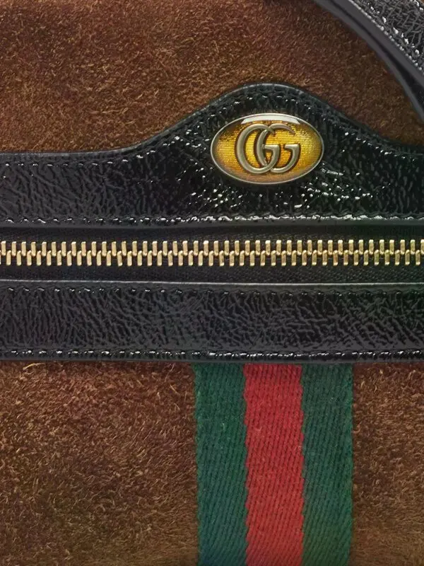 Gucci Mini Ophidia Suede Crossbody Bag