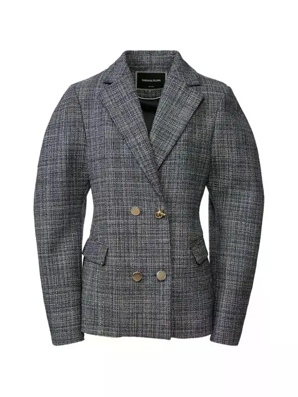 Fabiana Filippi Double-breasted Tweed Jacket