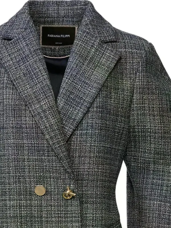 Fabiana Filippi Double-breasted Tweed Jacket