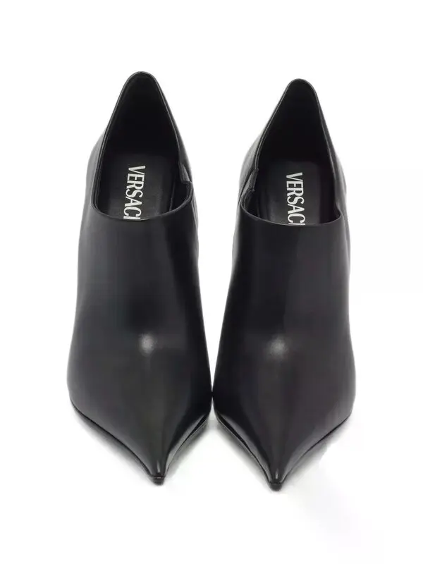 Versace Slice Pointed-toe Ankle Boots