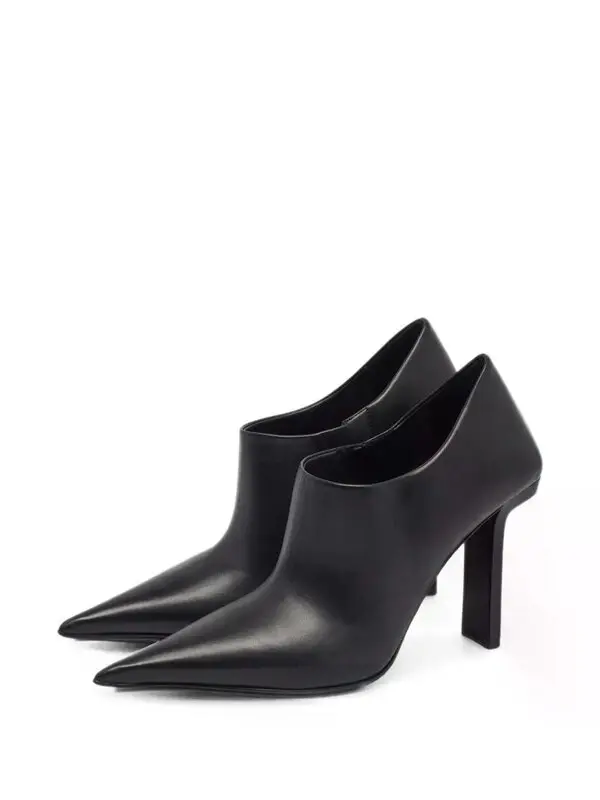 Versace Slice Pointed-toe Ankle Boots