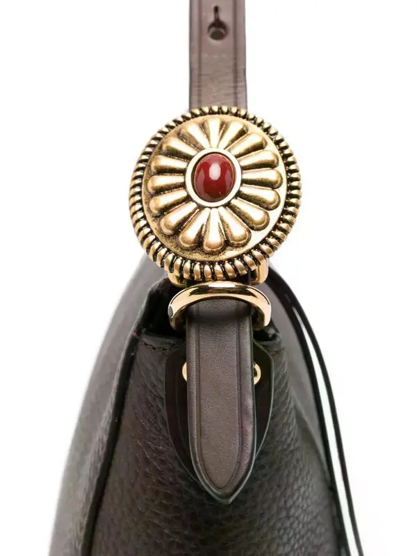 Etro Pebbled Leather Shoulder Bag
