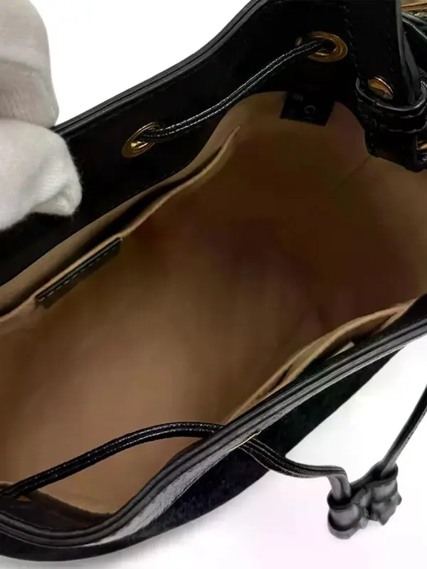 Gucci 2016-2026 Small Suede Ophidia Bucket Satchel