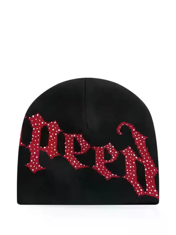 GODSPEED Studded Logo-knit Beanie Hat