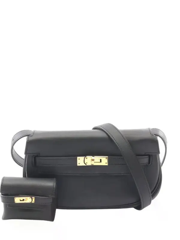 Hermès Swift Leather Crossbody Bag - Black