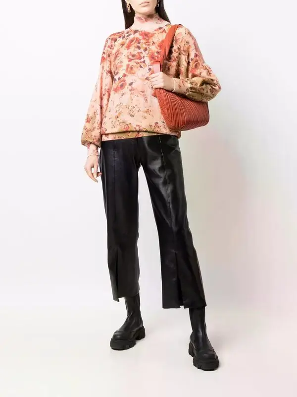 Alberta Ferretti Floral Print Jumper