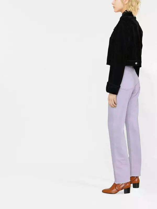 Alberta Ferretti Cropped Cotton-blend Jacket