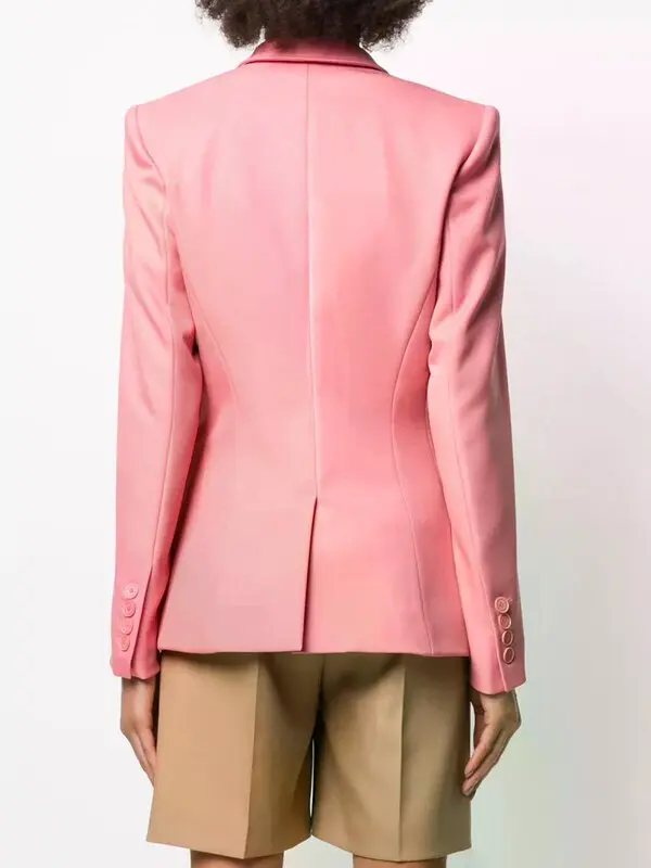 Stella McCartney Single-breasted Patch Pocket Blazer - Pink