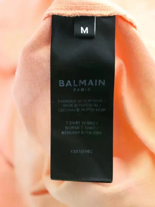 Balmain Tie-dye Logo-print T-shirt