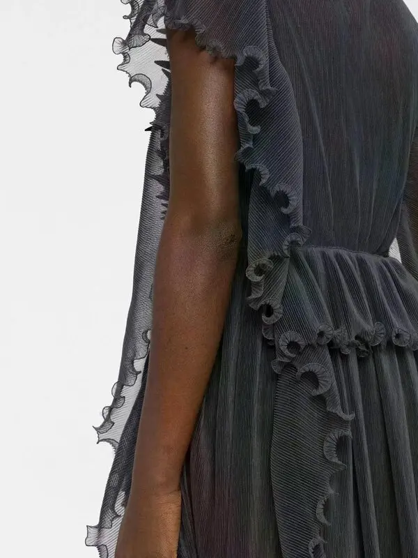 Alberta Ferretti Ruffled Maxi Dress