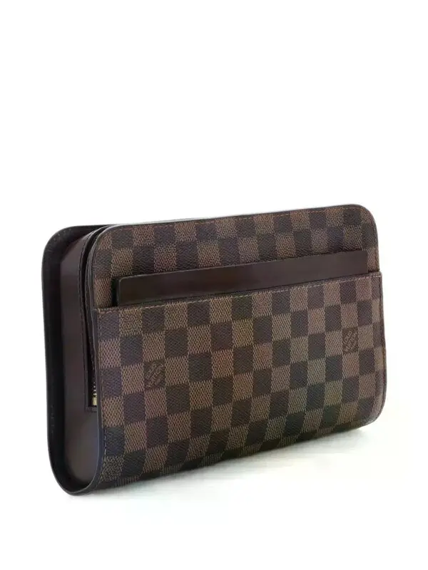 LOUIS VUITTON Pochette Saint Louis Damier Clutch Bag