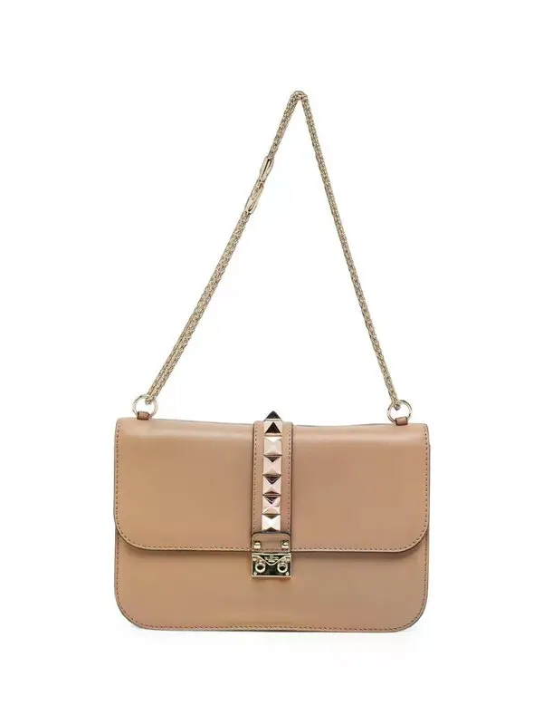 Valentino Garavani Glam Lock Rockstud Shoulder Bag