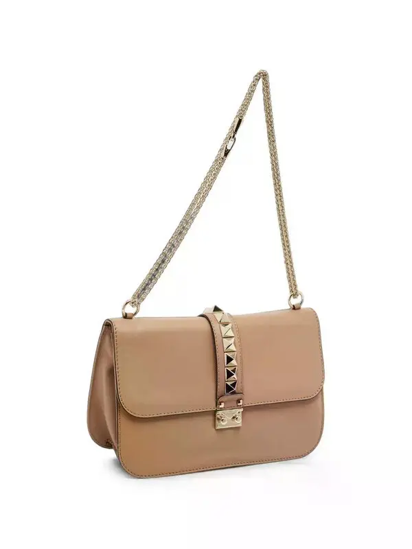 Valentino Garavani Glam Lock Rockstud Shoulder Bag