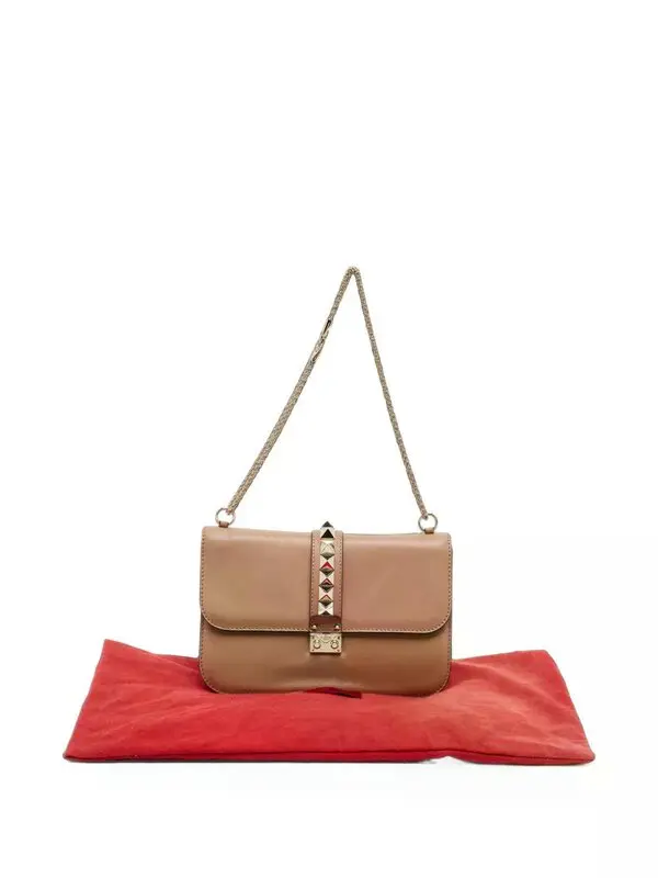 Valentino Garavani Glam Lock Rockstud Shoulder Bag