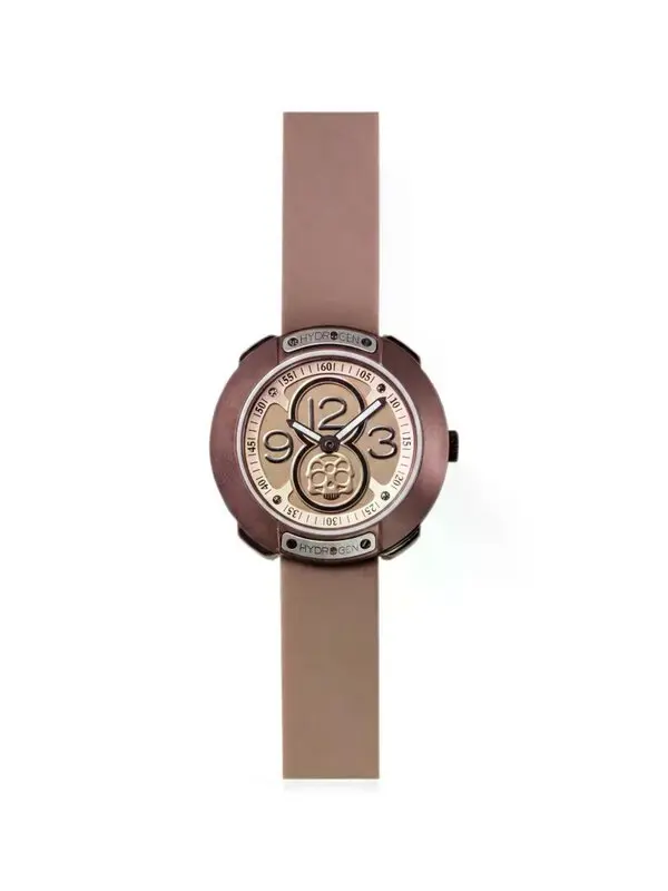 HYDROGEN Vista 29mm Skull-motif Watch - Brown