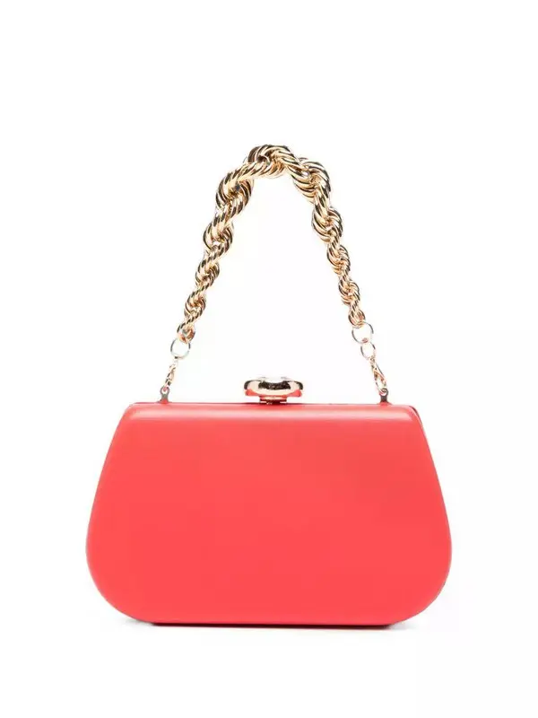 Velvet By Graham & Spencer Nora Leather Clutch Bag - Red