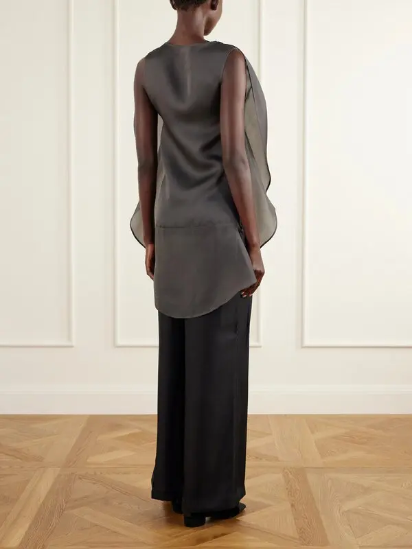 RUOHAN Ikra Silk-organza Blouse