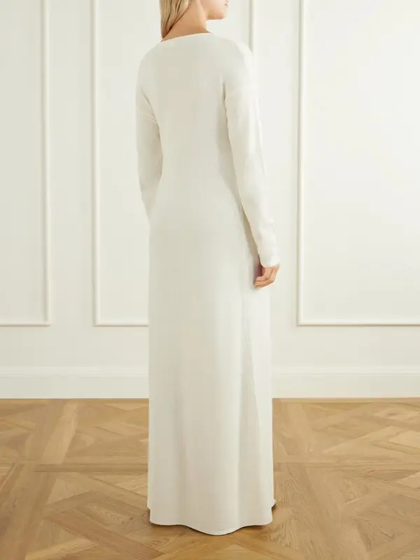 RUOHAN Aelin Silk-chenille Maxi Dress
