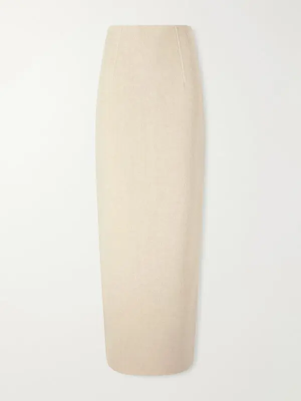 RUOHAN Kyth Double-sided Cashmere Maxi Skirt