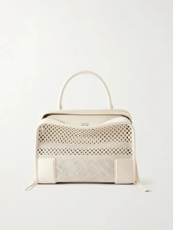 Loewe Amazona 180 Logo-embossed Leather Tote