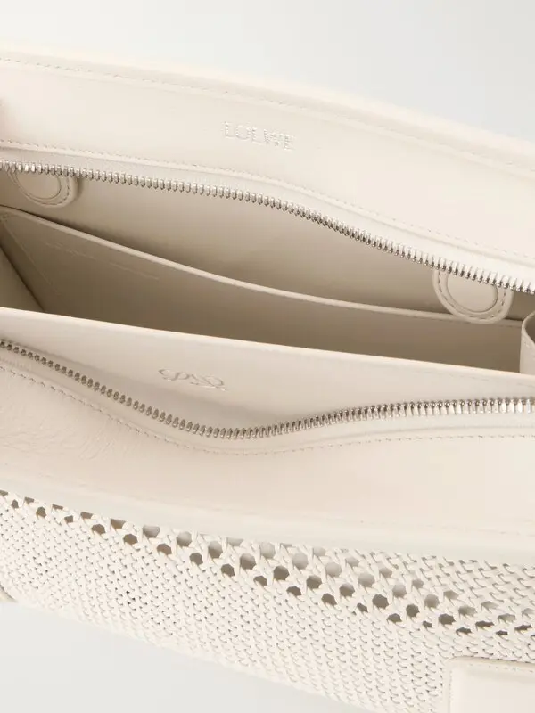 Loewe Amazona 180 Logo-embossed Leather Tote
