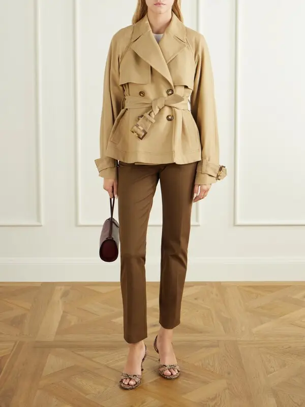 JOSEPH New Coleman Cotton-blend Gabardine Trousers