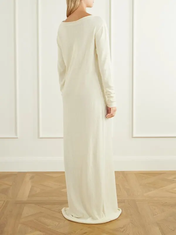 KALLMEYER Rhea Cotton-blend Knitted Maxi Dress
