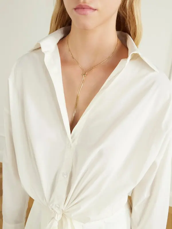 ANDRES OTALORA Cotton Poplin Blouse