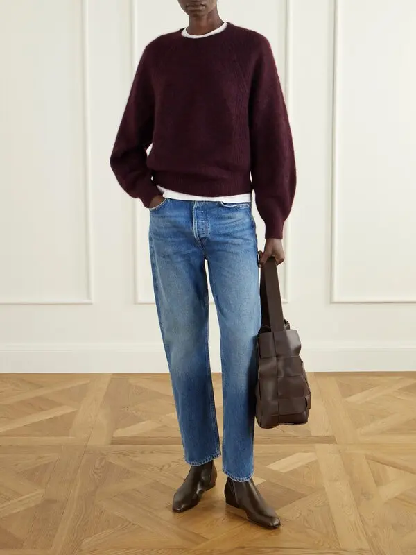 ALLUDE Cashmere And Silk-blend Sweater
