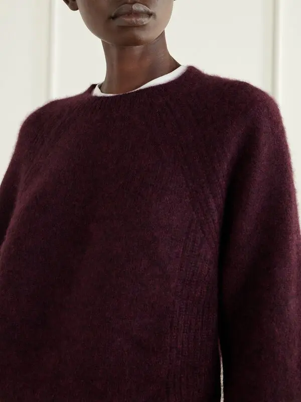 ALLUDE Cashmere And Silk-blend Sweater