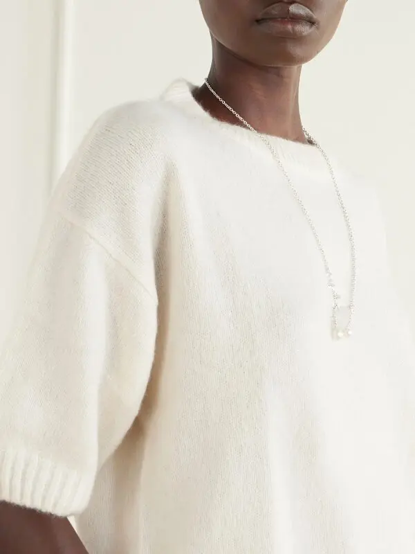 ALLUDE Cashmere And Silk-blend Sweater