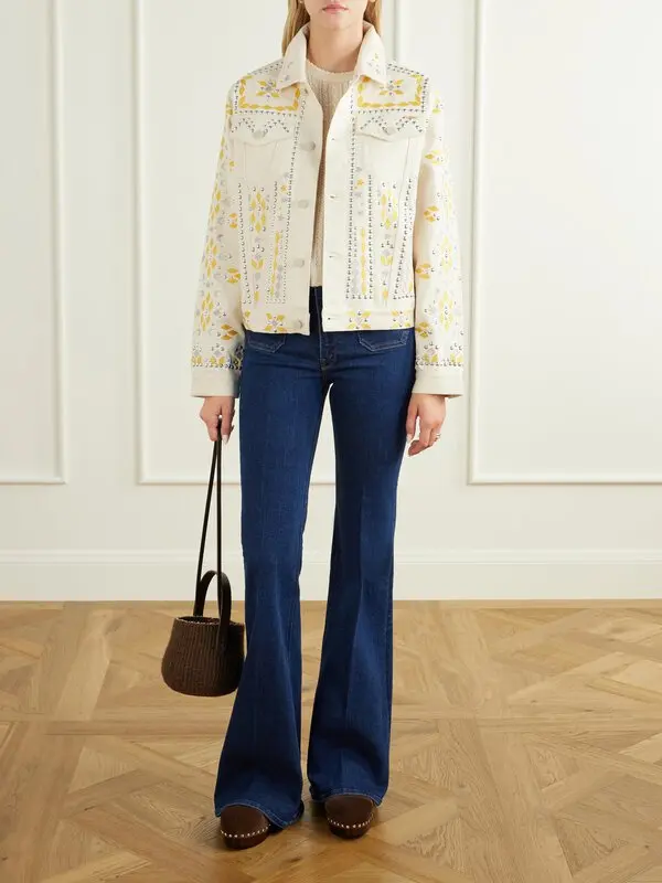 MOTHER The Patch Pocket Doozy Flared Jeans