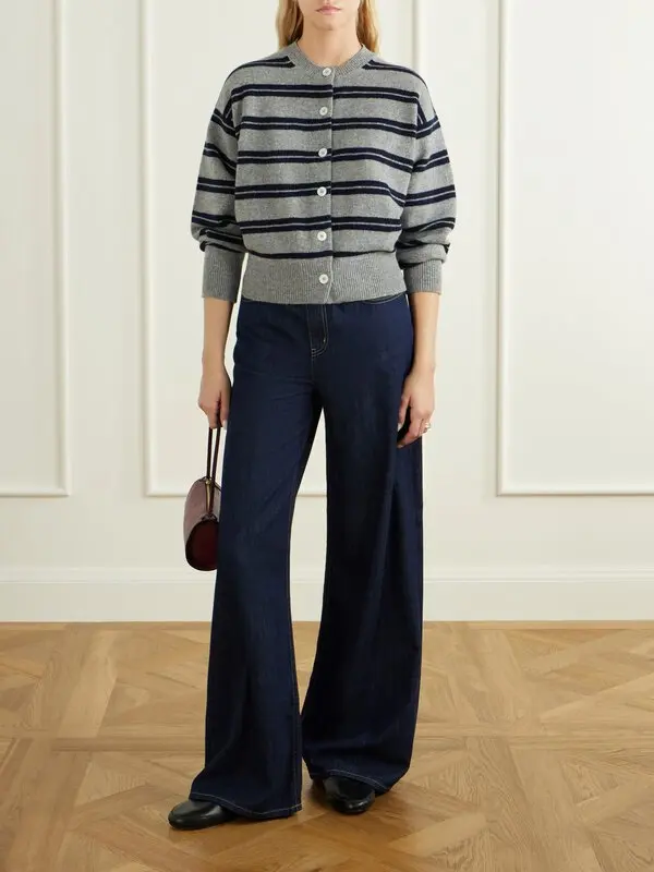 Daughter Ada Striped Wool Cardigan