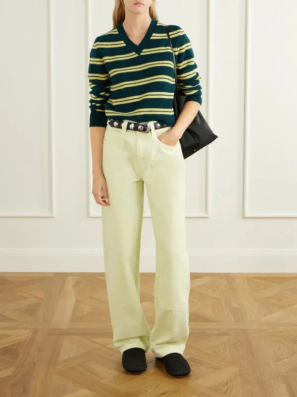 Daughter Sligo Striped Wool Sweater