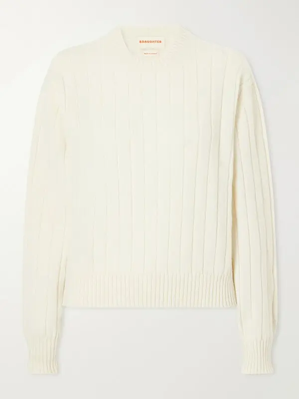 Daughter Rooney Ribbed Wool Sweater