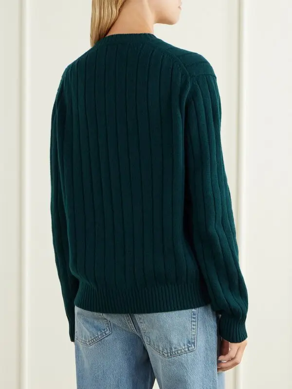 Daughter Rooney Ribbed Wool Cardigan