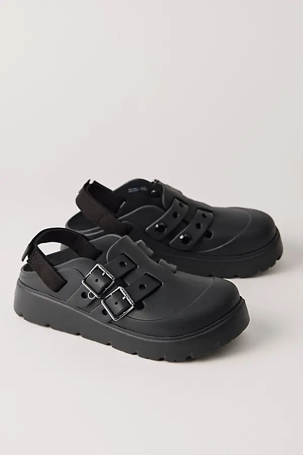 CROCS Loaferette Clogs With Adjustable Straps